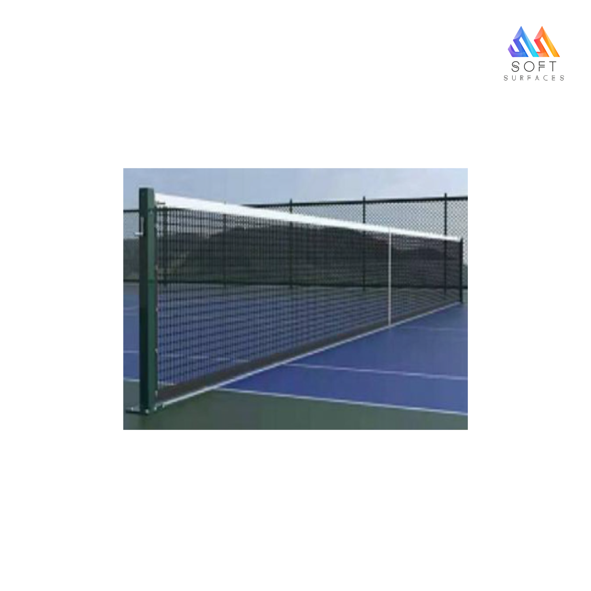 Competition In-ground Pickleball Post – SoftSurfaces