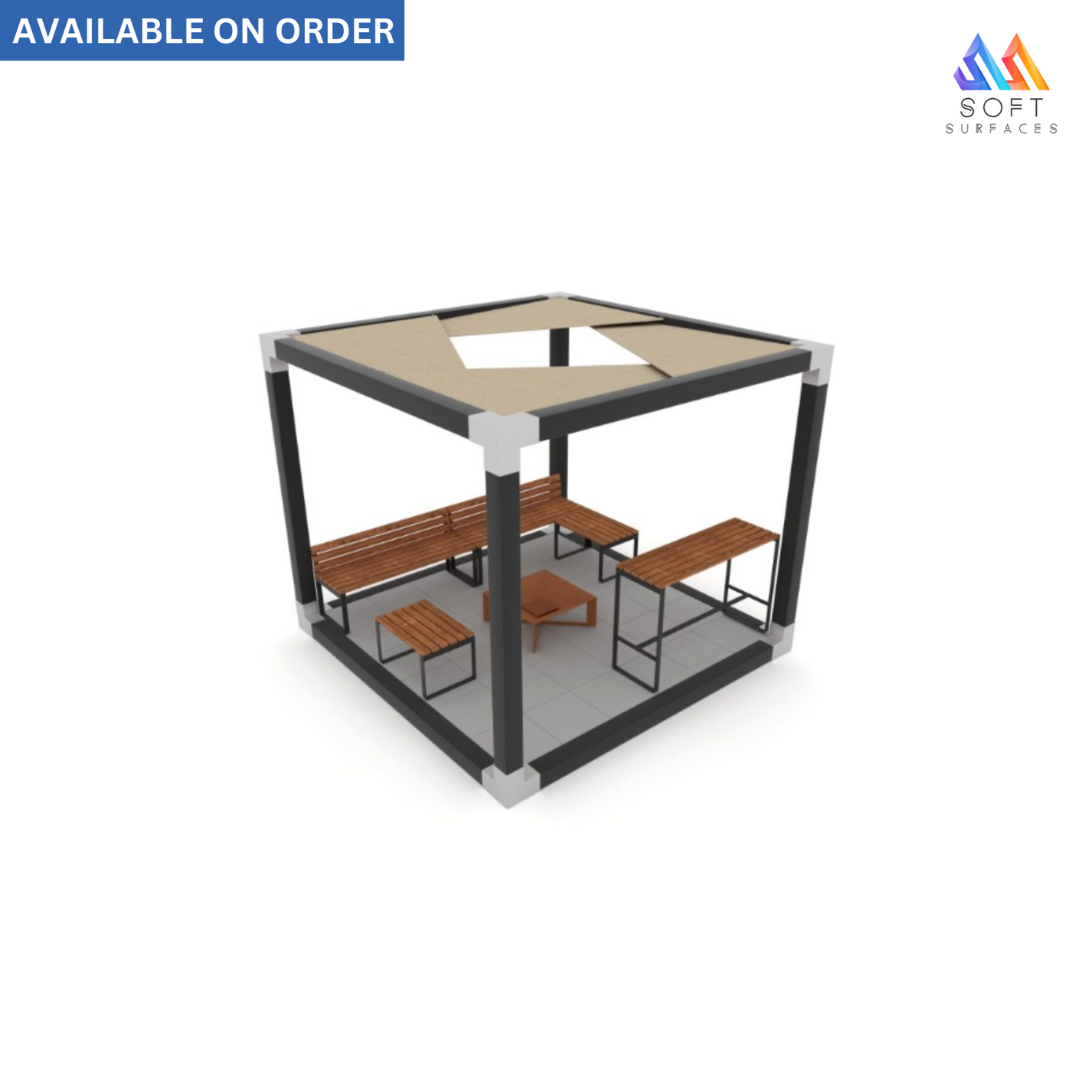 Cube Grill Gazebo – SoftSurfaces