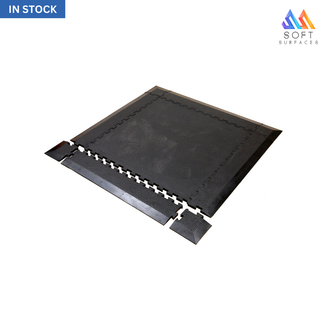 Rubber Interlocking Tiles 1mx1mx20mm – SoftSurfaces