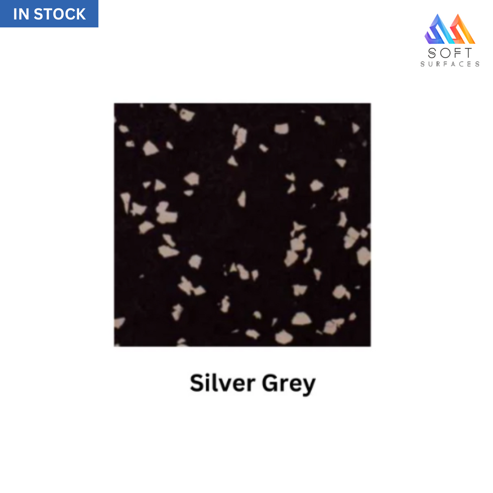 GYM RUBBER ROLLS Silver Grey – SoftSurfaces